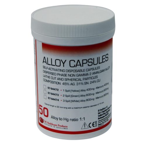 DEHP Amalgam Capsules 3 Spill Non Gamma 2 (50pk) | LavaDent Online