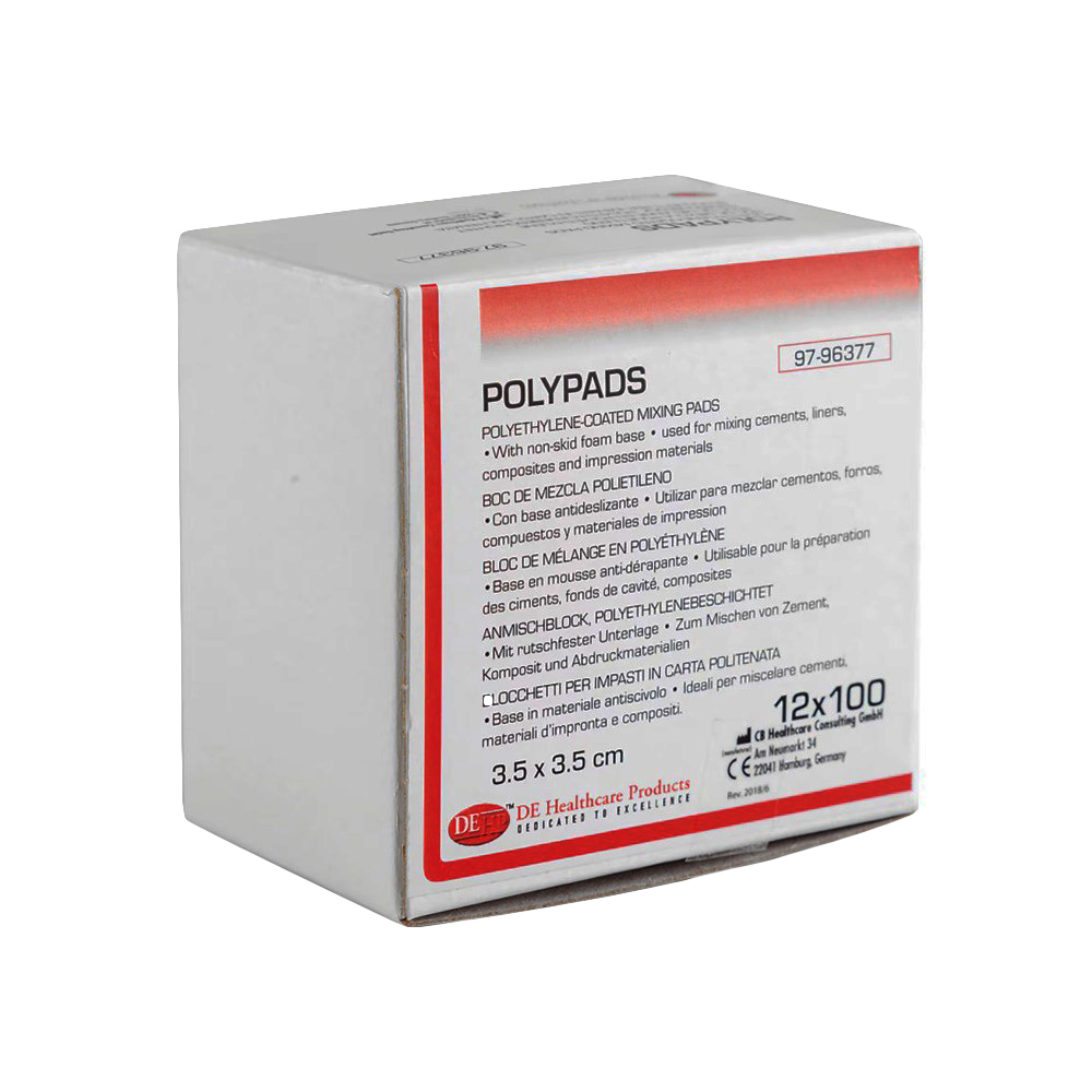DEHP Polypads 3.5cm x 3.5cm ( 12 x 100pk) | LavaDent Online