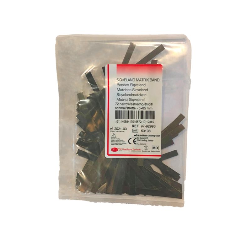DEHP Siqveland Matrix Bands Narrow (72pk) | LavaDent Online