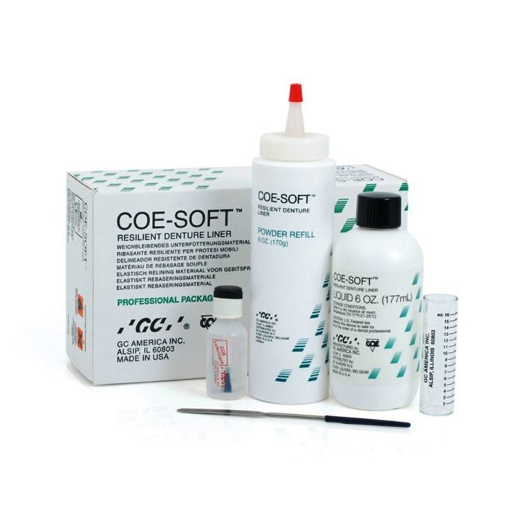 GC Coe-Soft Resilient Denture Liner Kit (170g Powder 177ml Liquid ...