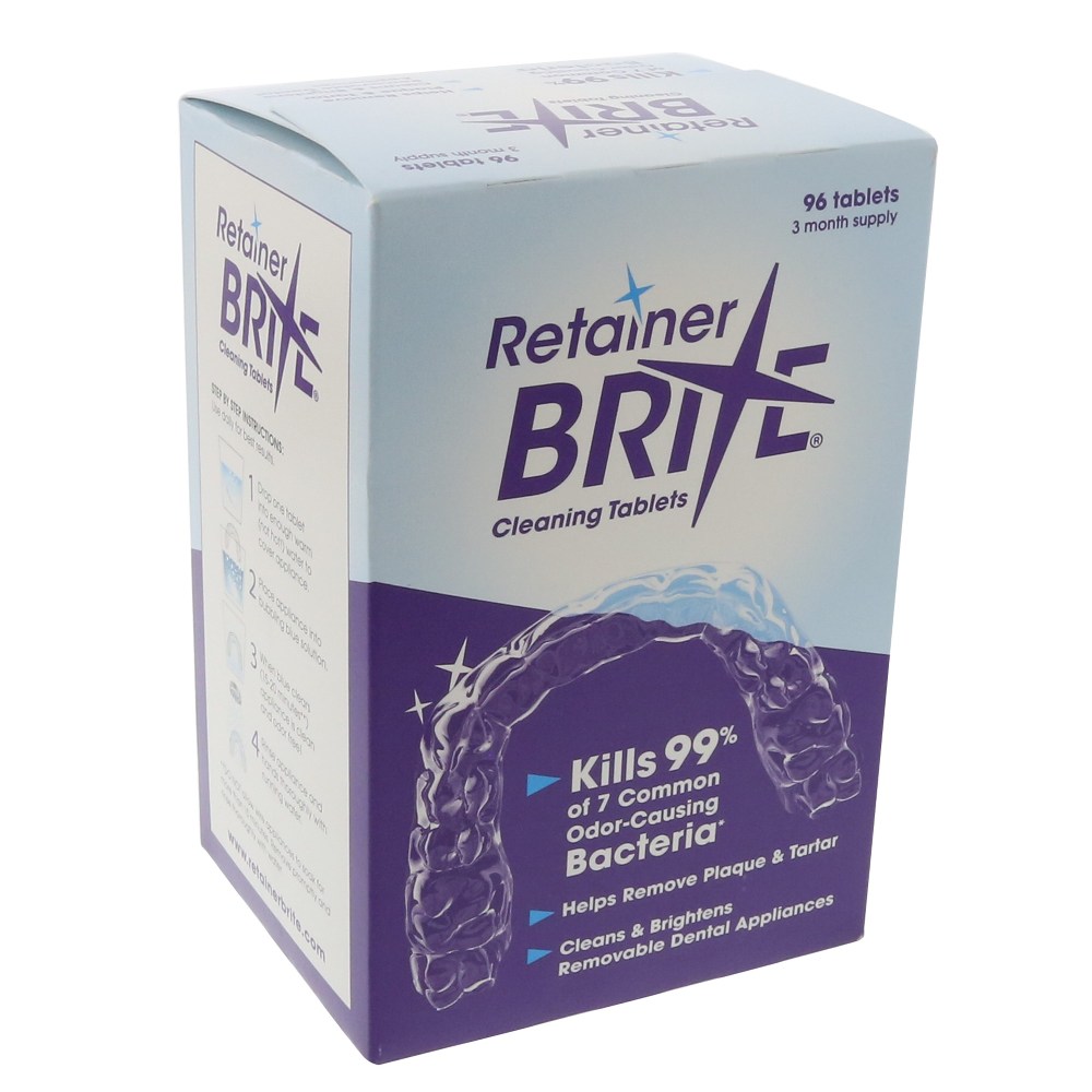 Retainer Brite Cleansing Tablets – 3 Month Supply (96 pack) | LavaDent ...