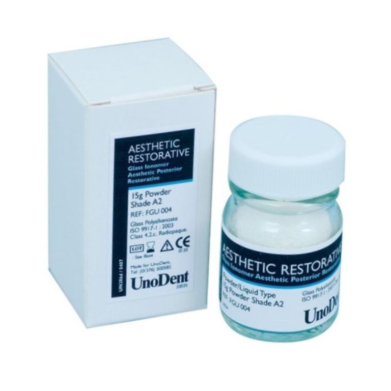UnoDent Aesthetic Restorative Glass Ionomer Powder A2 (15g) | LavaDent ...