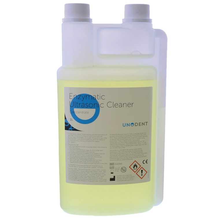 UnoDent Enzymatic Ultrasonic Twin-Neck Concentrated (1 Litre ...