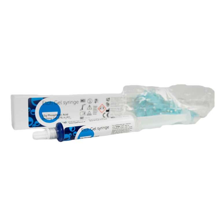 Unodent Etch Gel 37% Phosphoric Acid Blue (12g + 25 tips) | LavaDent Online