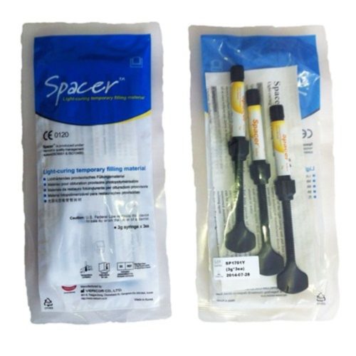 Spacer Light-cured Temporary Inlay/Onlay Material Yellow (3 x 3g ...