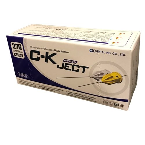 C-K Ject Disposable Anaesthetic Needles 27G (100pk) | LavaDent Online