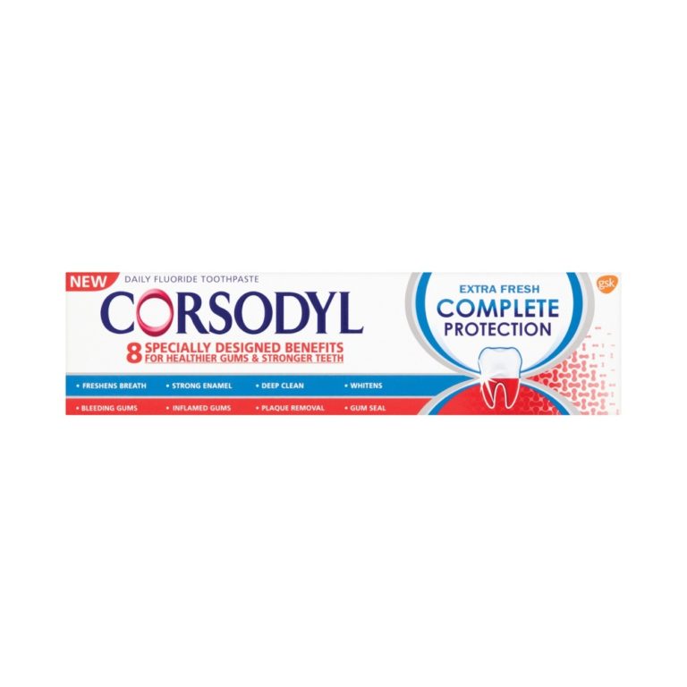 Corsodyl Complete Protection Toothpaste Extra Fresh (12 x 75ml ...