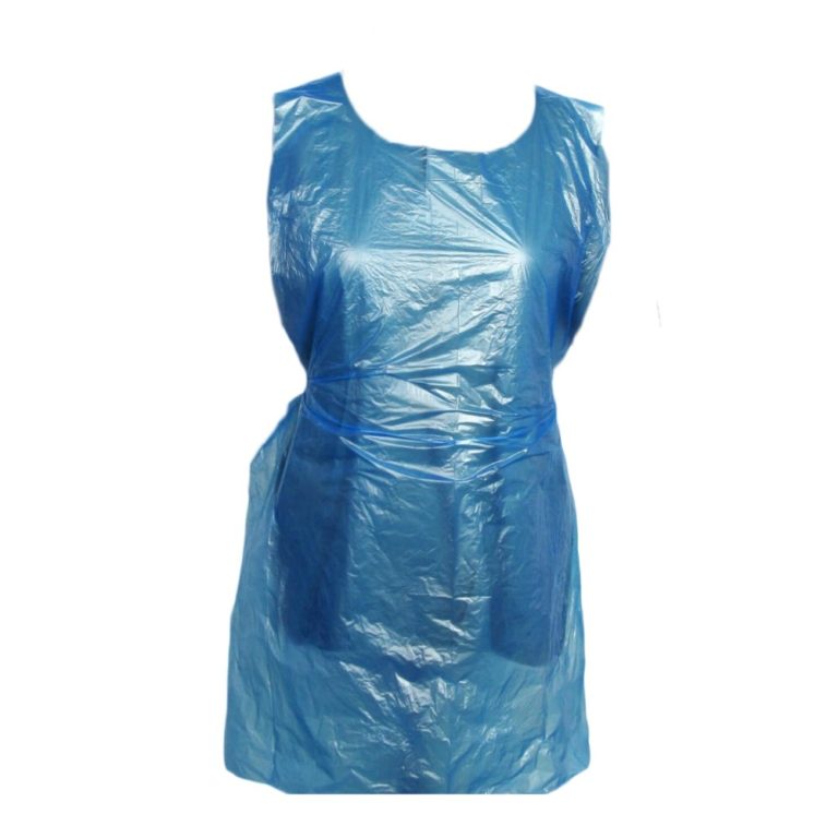 Disposable Polythene Apron Blue 200pk | LavaDent Online