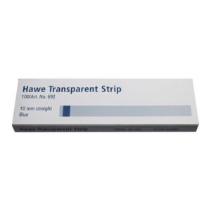 Hawe Matrix Strips Transparent Straight 10mm wide Blue 692 (100pk ...