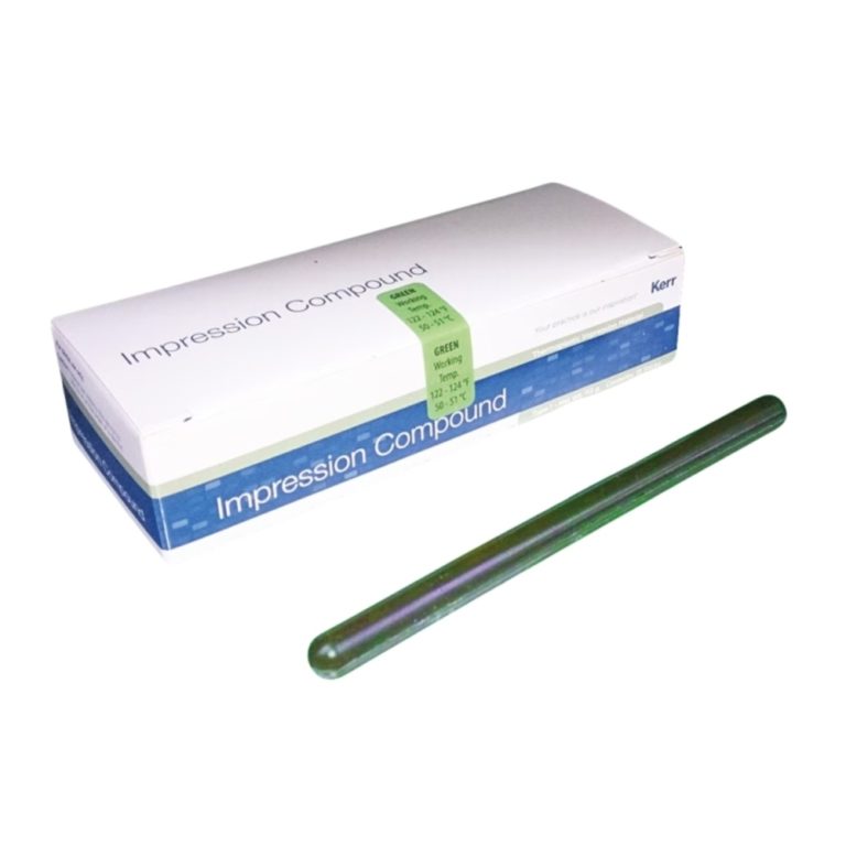 Impression Compound Sticks x 15 – Green Temp 50˚C (113g) | LavaDent Online