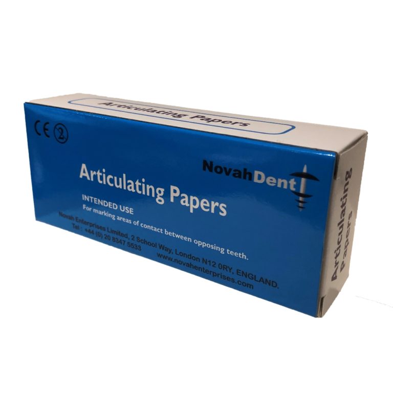 NovahDent Articulating Papers Single Sided Thick Blue (210pk ...