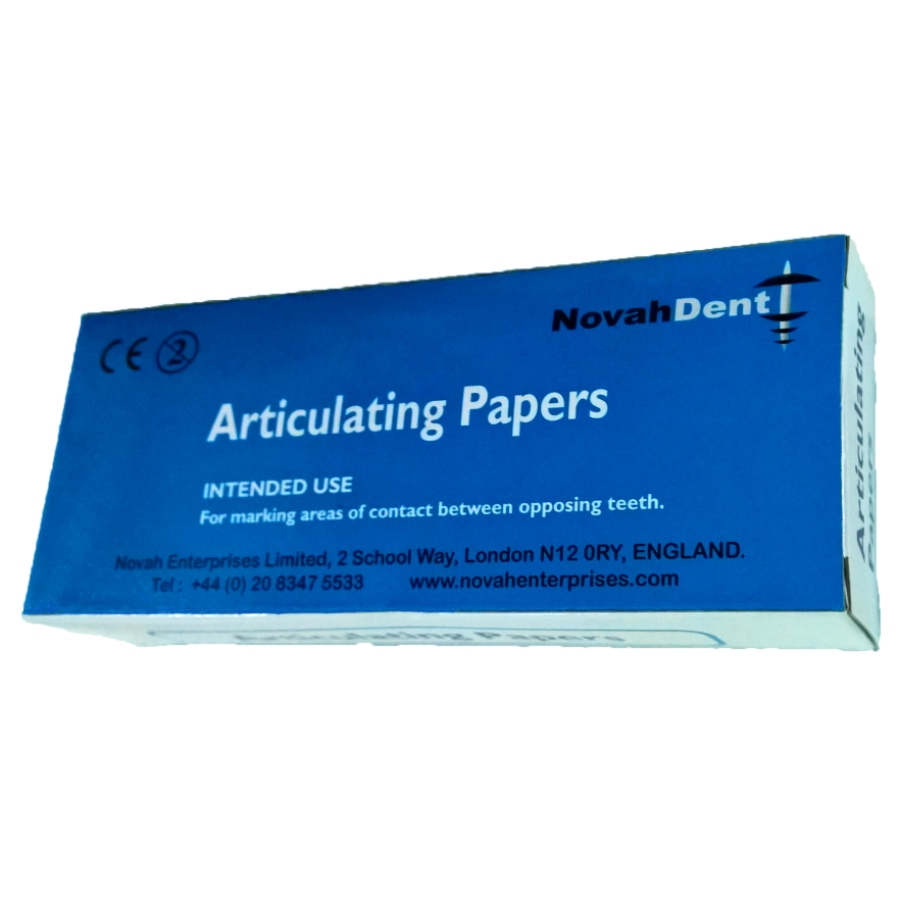 Articulating Papers Double Sided Thick Blue/Red (144pk) | LavaDent Online
