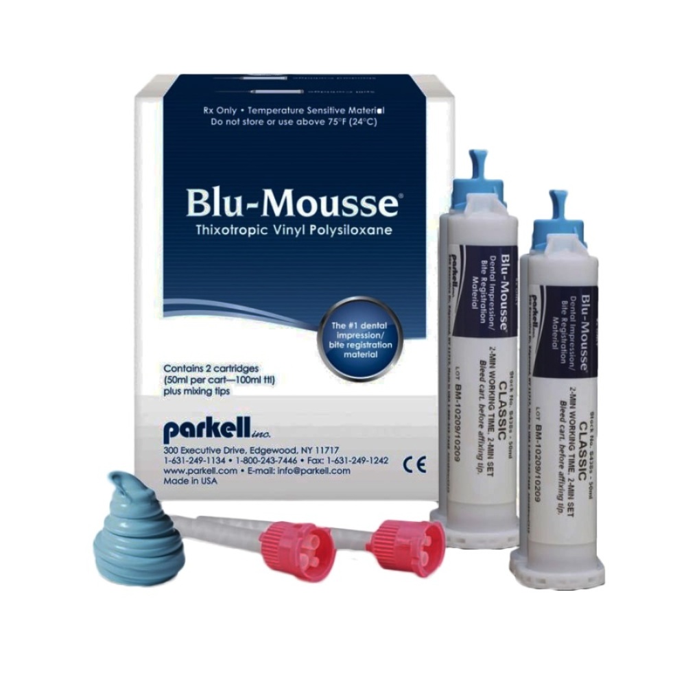 Blu-Mousse Automix Split Cartridge (2 x 50ml) | LavaDent Online