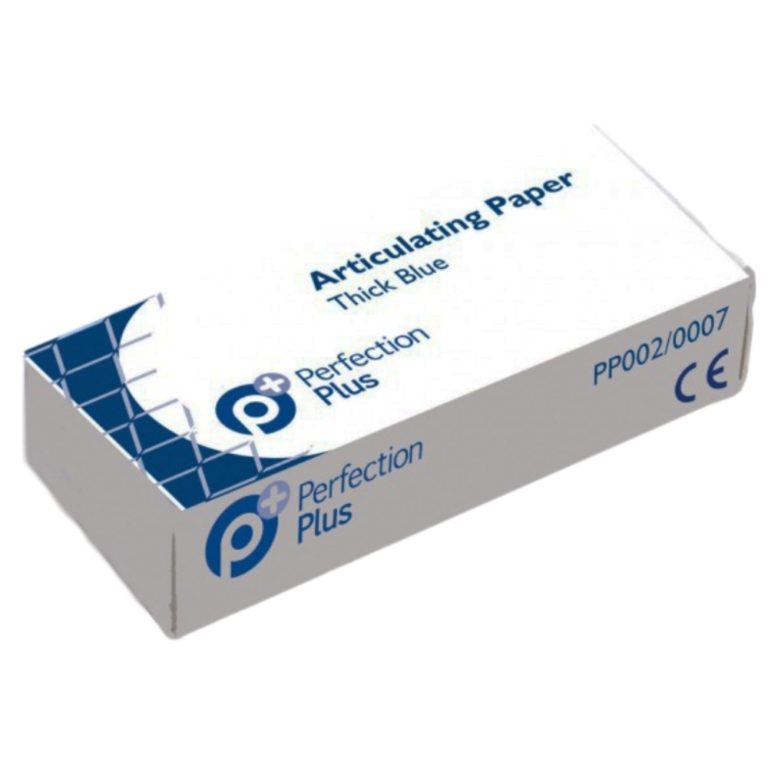 Articulating Papers – Single Sided Thick Blue (144pk) | LavaDent Online
