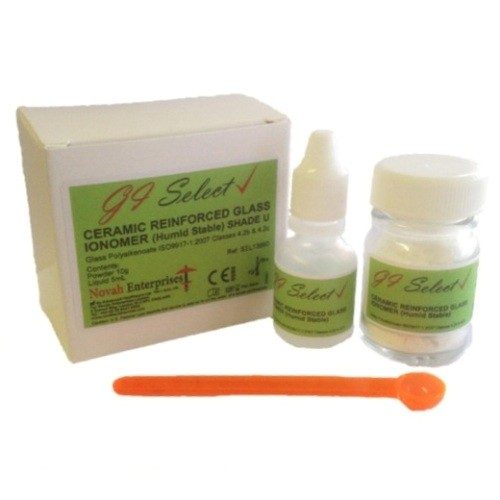 Select Ceramic Reinforced Glass Ionomer Filling Material 10g 5ml Select Ceramic Reinforced Glass Ionomer Filling Material 10g 5ml