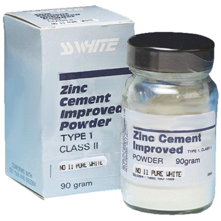 SS White Zinc Cement Improved Powder (90g) | LavaDent Online