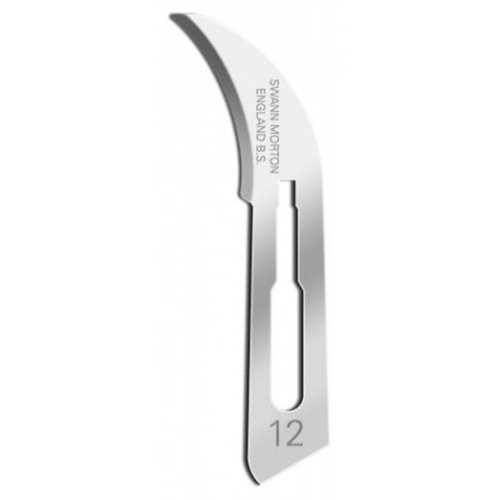 Swann-Morton S/Steel Surgical Blades No. 12 Sterile (100pk) | LavaDent ...
