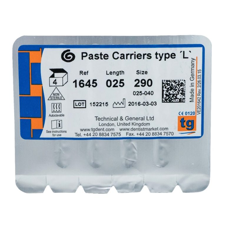 TG Paste Carriers Type L 25mm (4pk) | LavaDent Online