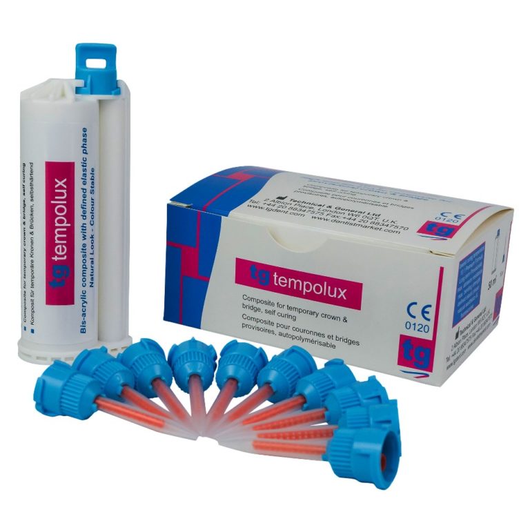 Tg Tempolux Temporary Crown & Bridge Material (50ml/76g) | LavaDent Online