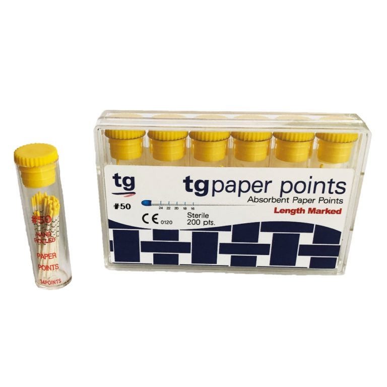Tg Standard Absorbent Paper Points (200pk) | LavaDent Online