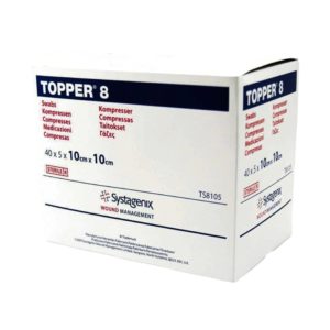 Topper 8 Swabs 4 Ply Sterile 10cm x 10cm (200pk) | LavaDent Online