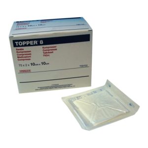 Topper 8 Swabs 4 Ply Sterile 10cm x 10cm (200pk) | LavaDent Online