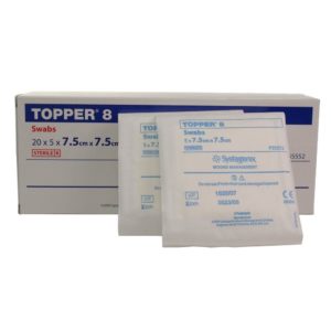 Topper 8 Swabs Sterile 7.5cm x 7.5cm (100pk) | LavaDent Online