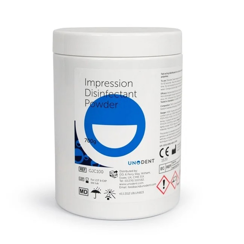 Unodent Impression Disinfectant Powder (700g) | LavaDent Online