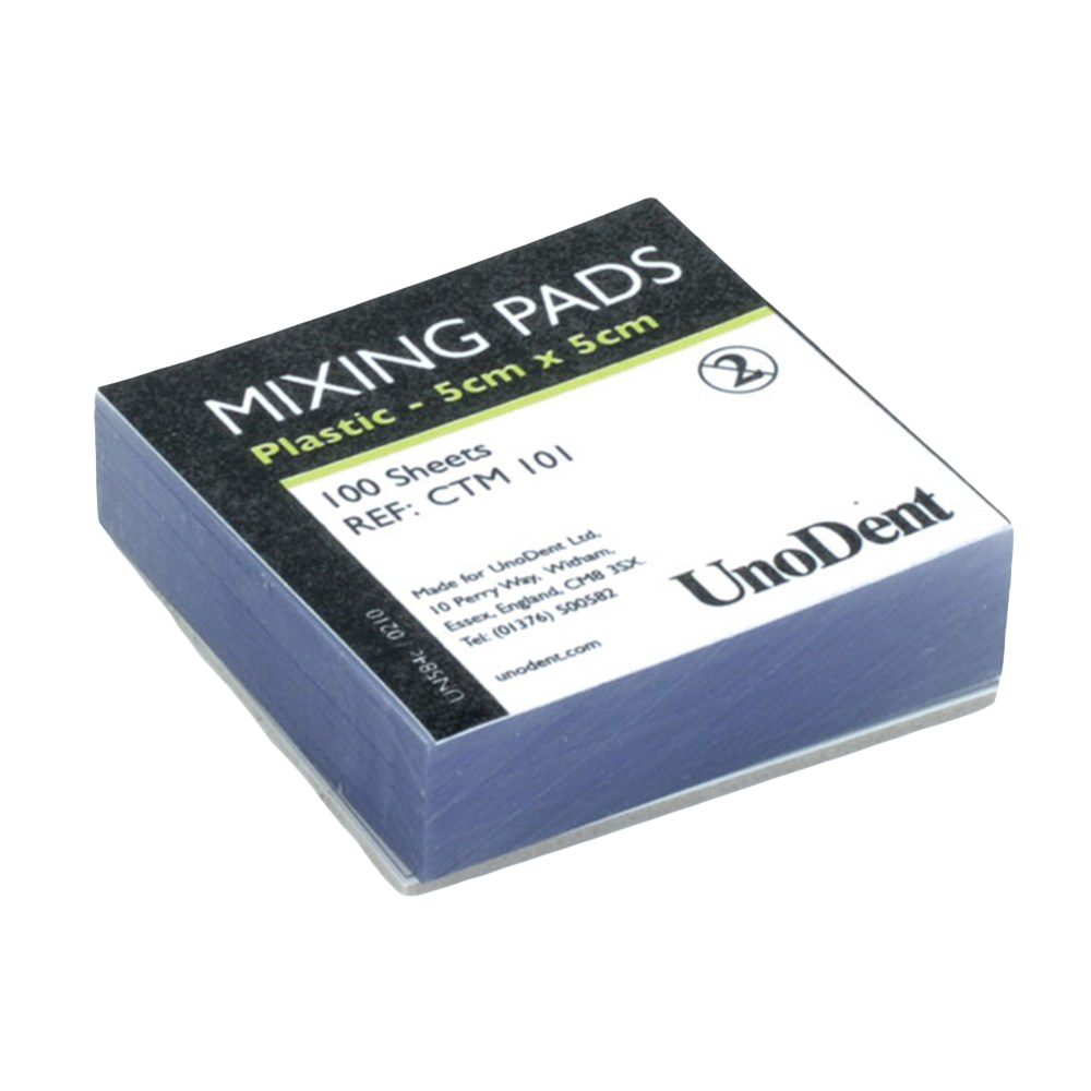 UnoDent Poly Mixing Pads 5cm x 5cm (100 sheets) | LavaDent Online
